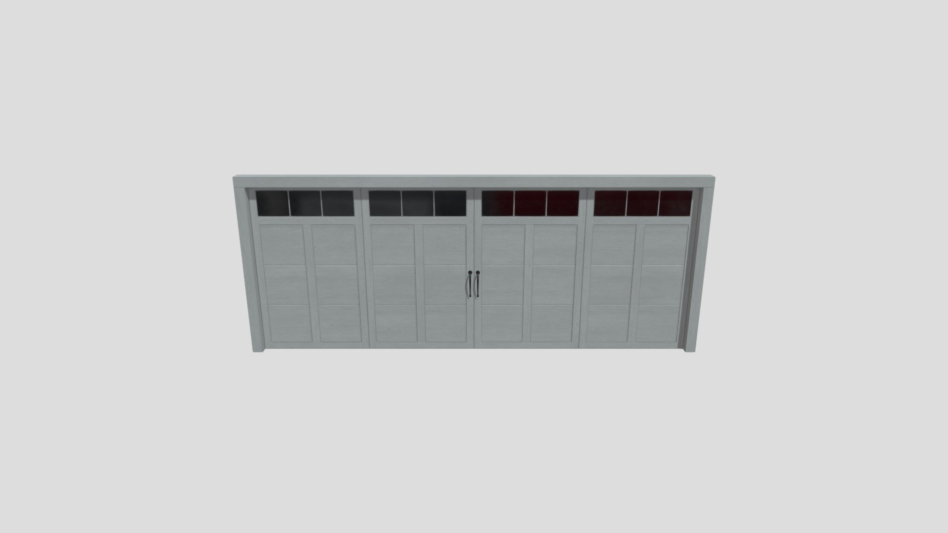 garage gate 105 AM243 Archmodel - Buy Royalty Free 3D model by ...