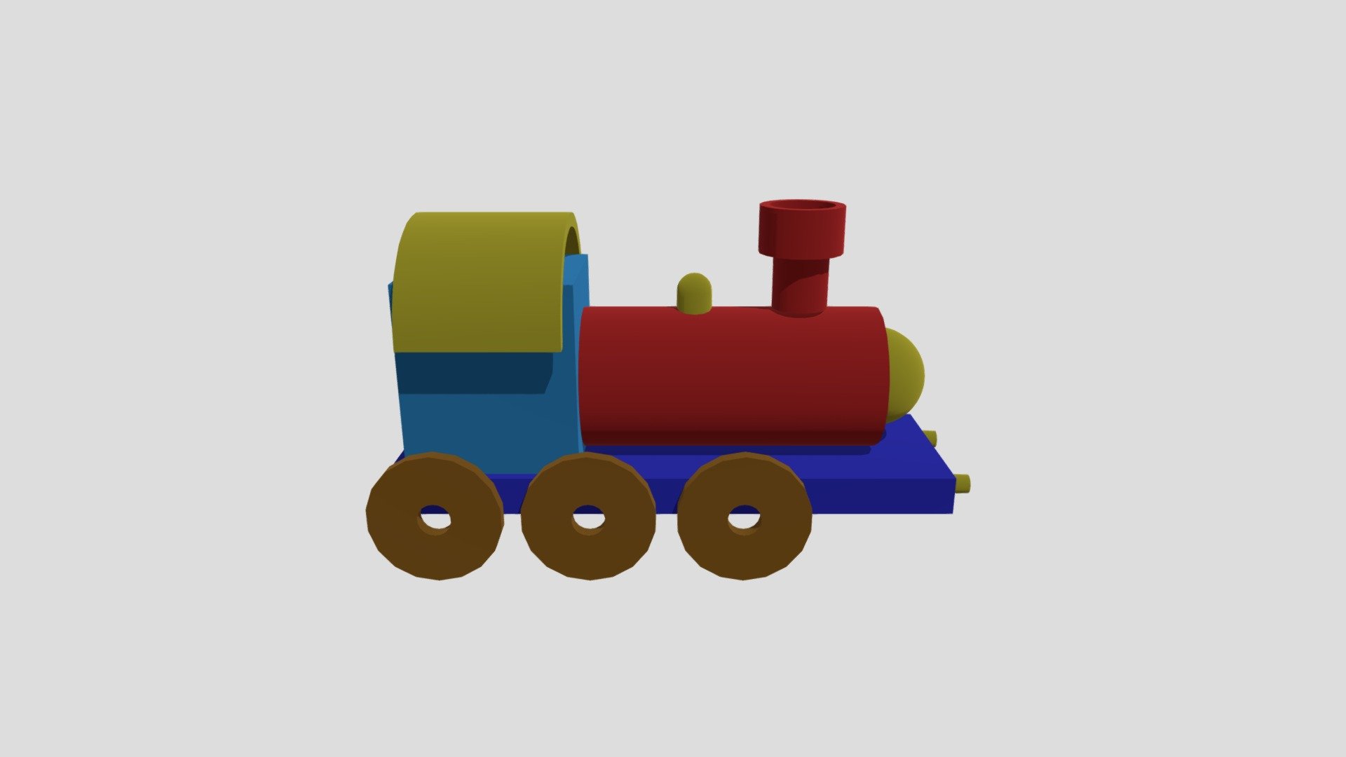 Toy Train - 3D model by AleXiS (@thx.chens) [aea67d3] - Sketchfab