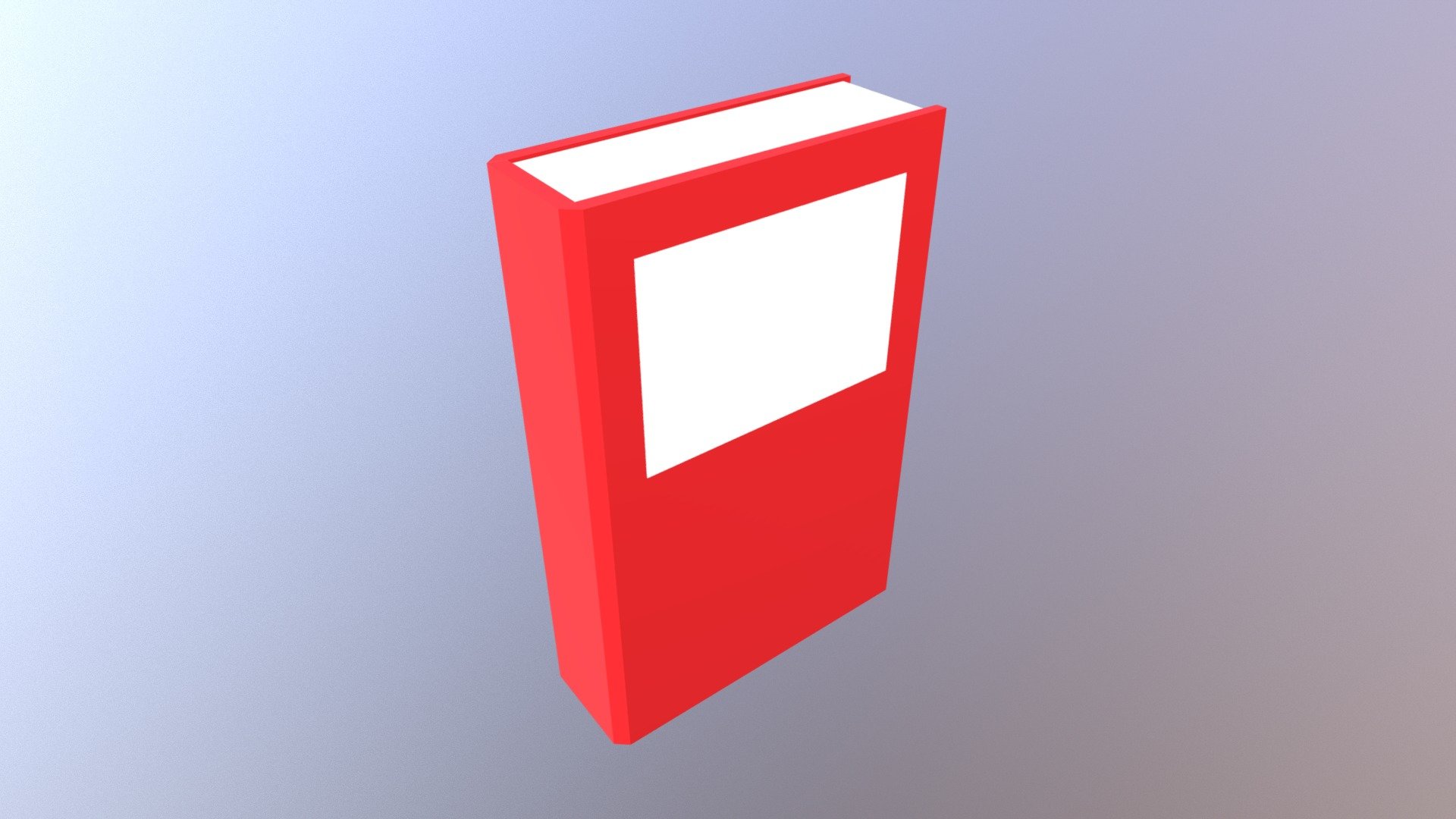 Closed Red Book - Download Free 3D model by Purely Upset (@purelyupset ...