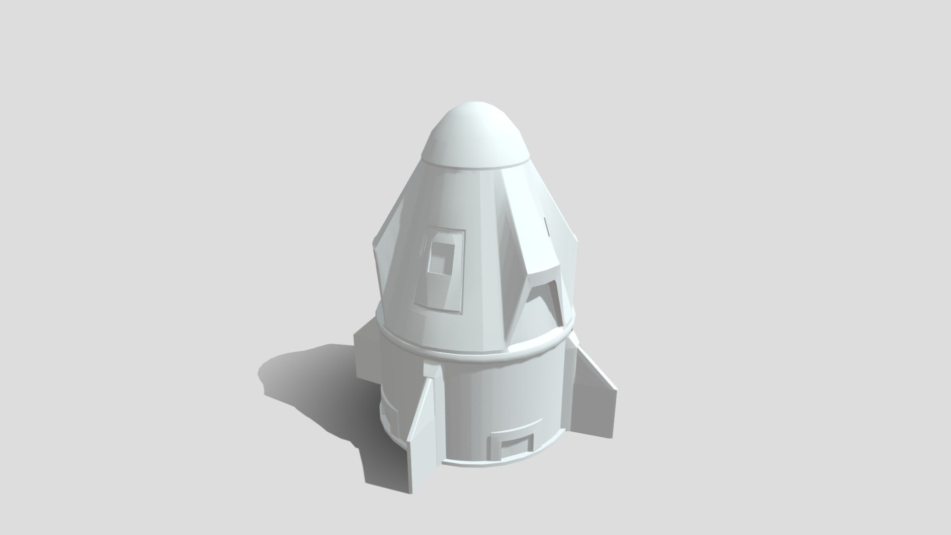Rocket Capsule - 3D model by glutinous [aea8756] - Sketchfab