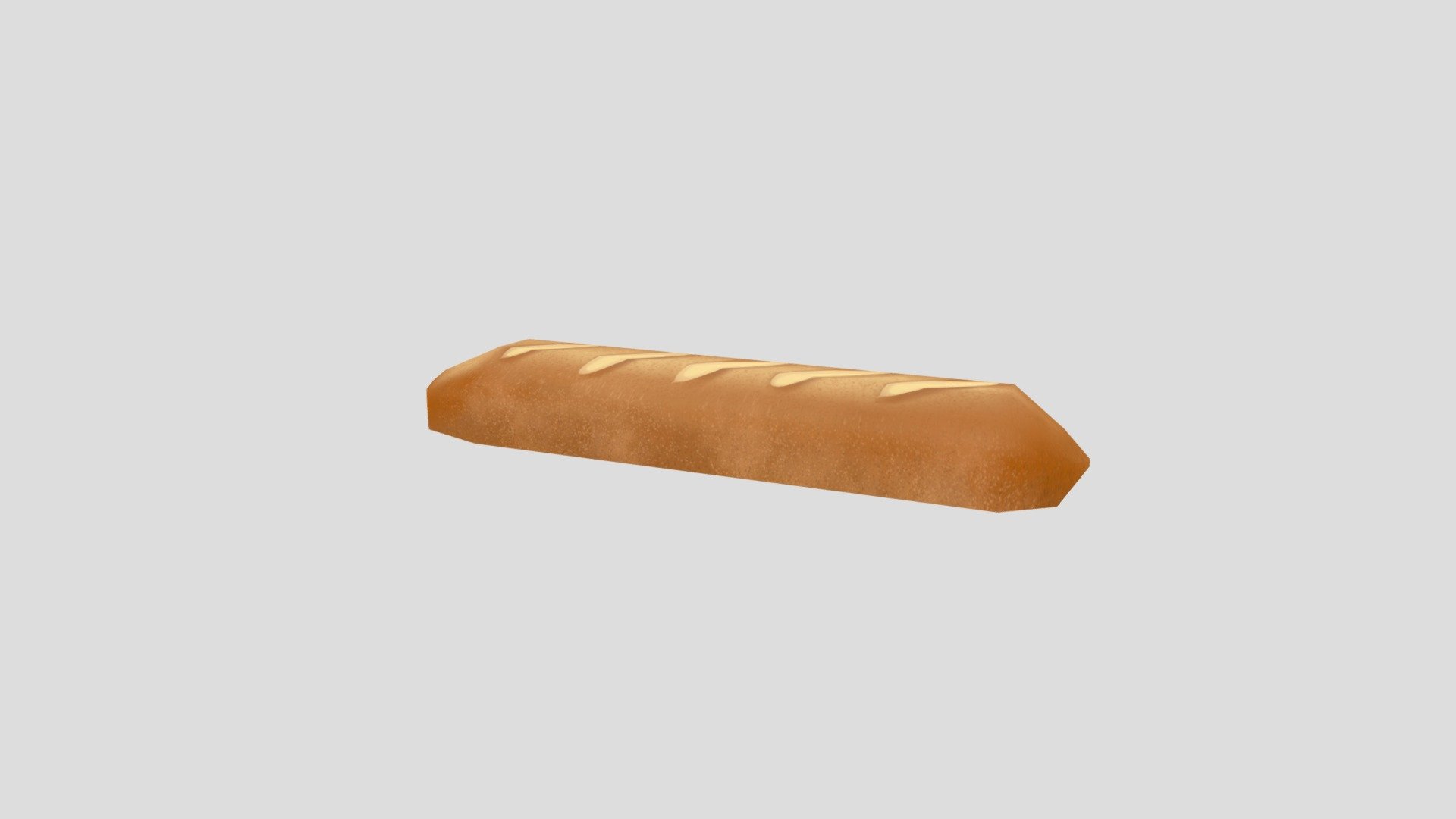 Baguette - Download Free 3D model by marzises [aea97bd] - Sketchfab