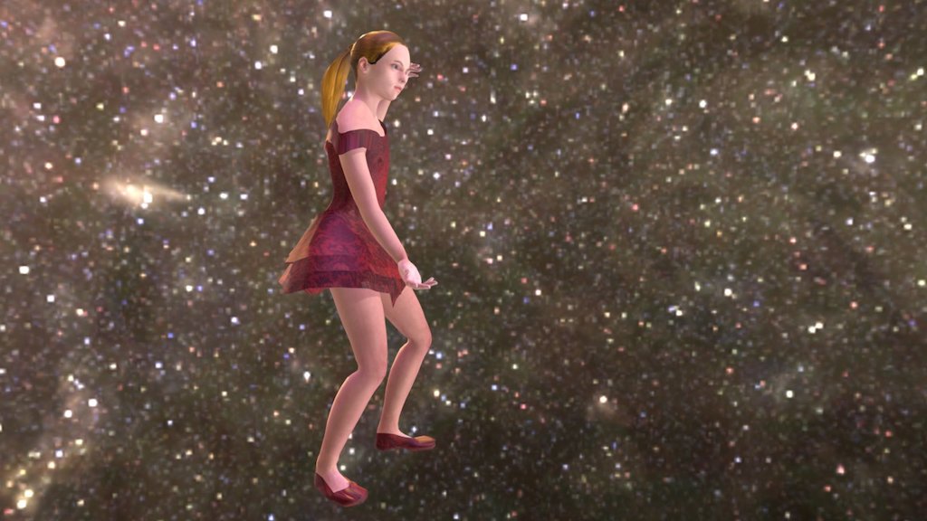 Dancing Girl - 3D model by reizibarrientos [aeaa66f] - Sketchfab