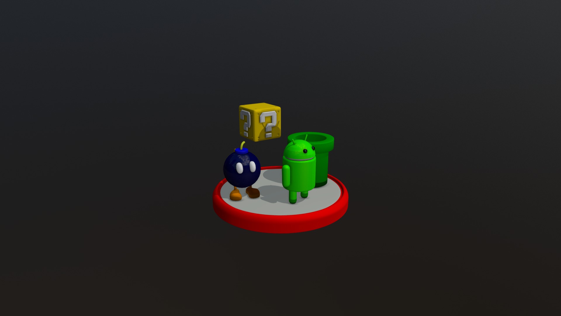 Assets Mario and Android - 3D model by flaviokakailima [aeab42e ...