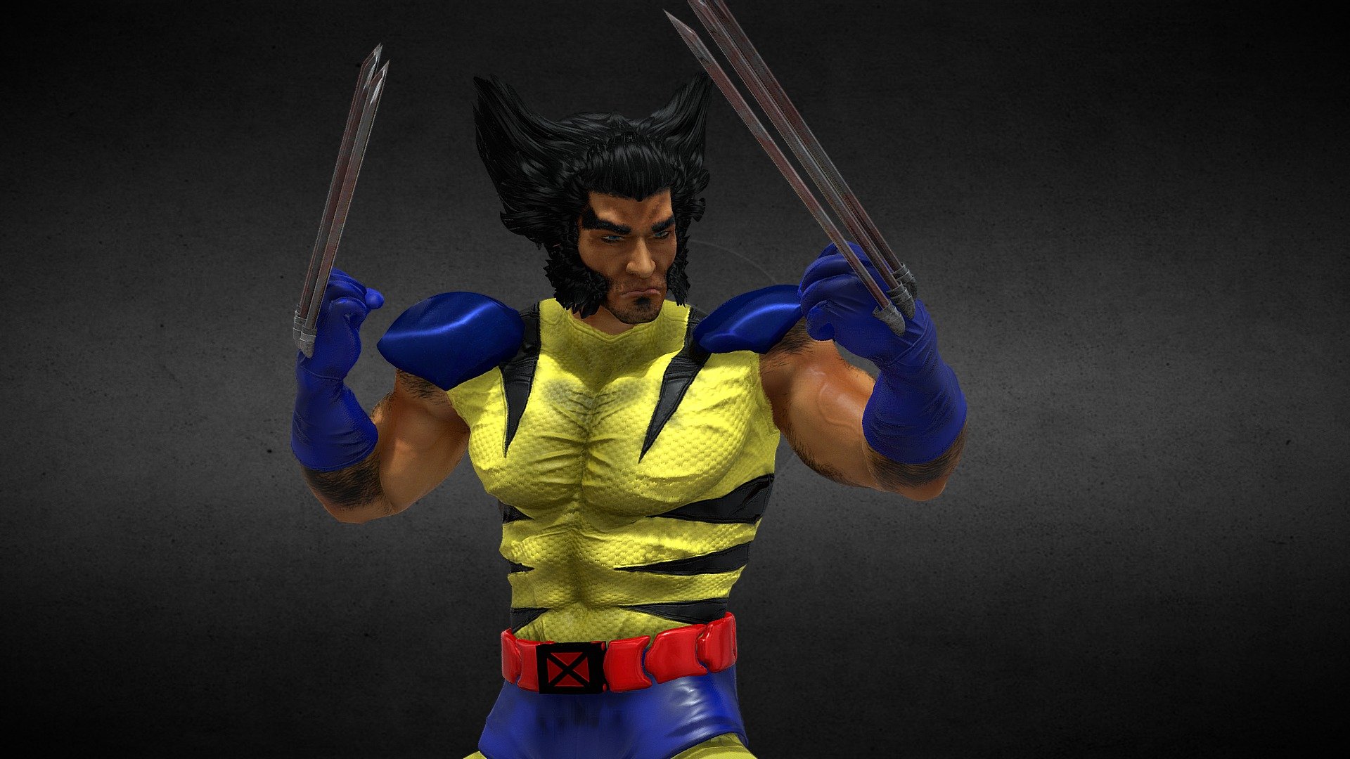 Wolverine "X-Men" - 3D model by MARCIODIAS [aeae348] - Sketchfab