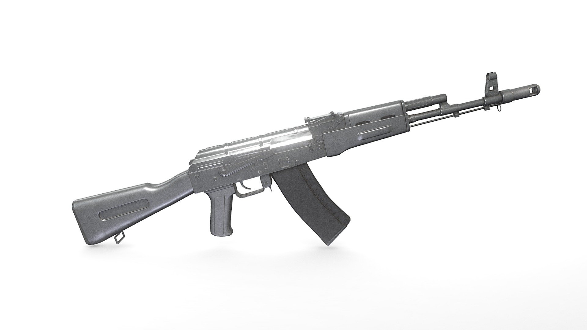 Gameready AK 47 - Download Free 3D model by Blender Studio™ (@Blend_GUY ...