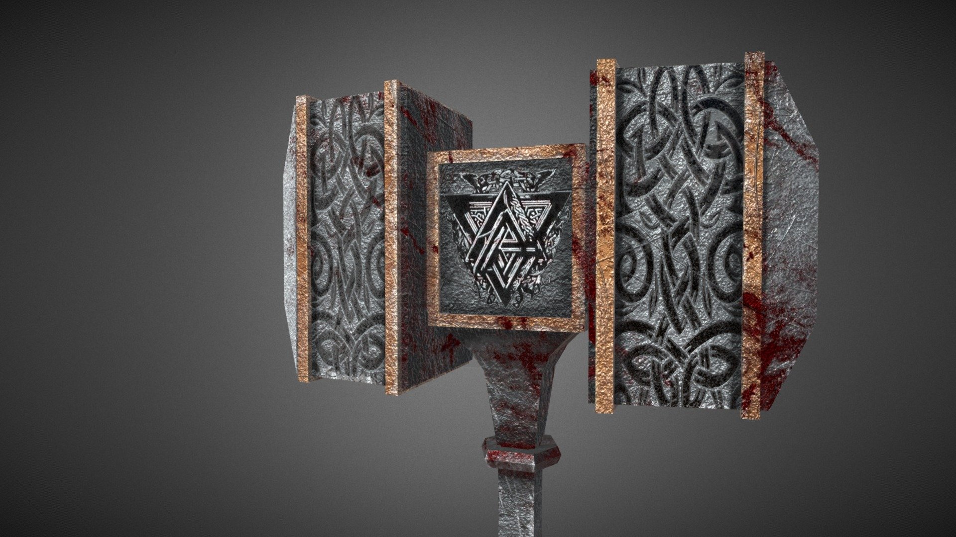Berserker War Hammer - Download Free 3D model by Alleau Adrien ...