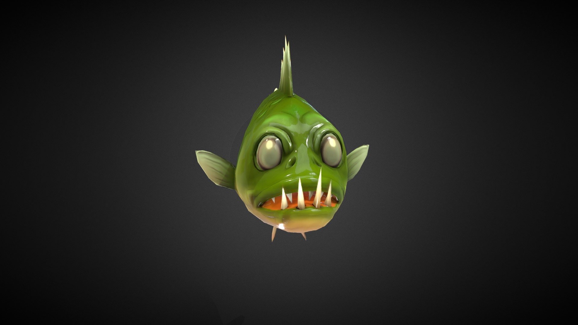 Largemouth Bass - Exaggerated Toon Style - 3D model by Sumeet Arora ...
