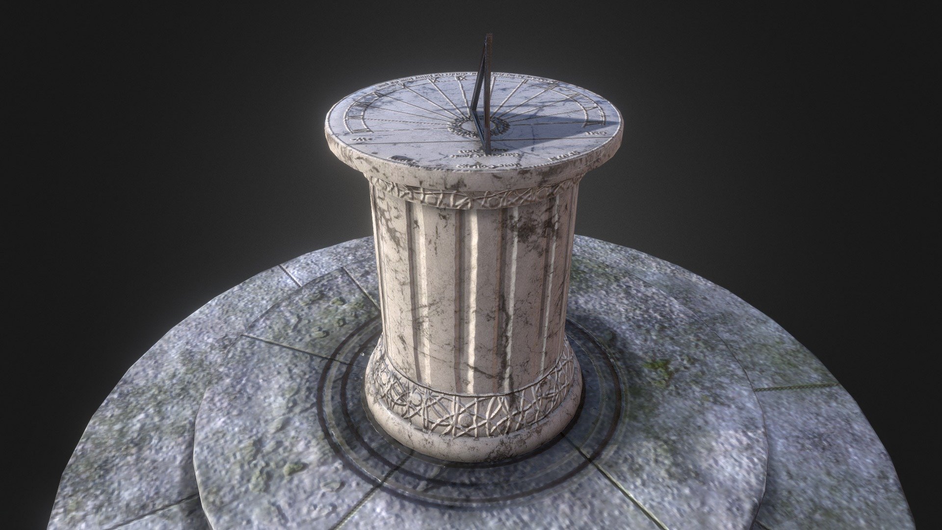 Sundial - 3D model by Loïc (@loichuet1) [aeb0063] - Sketchfab