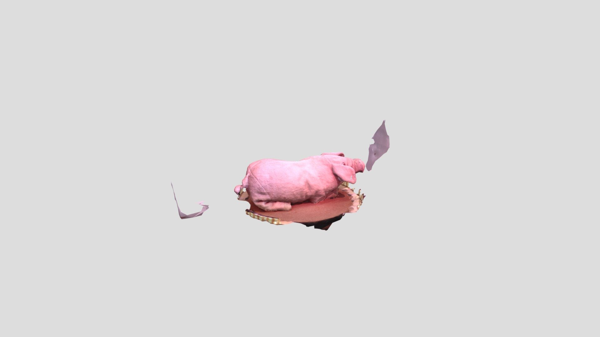 3D scanned - pig plush - Download Free 3D model by pythonzen [aeb0605 ...