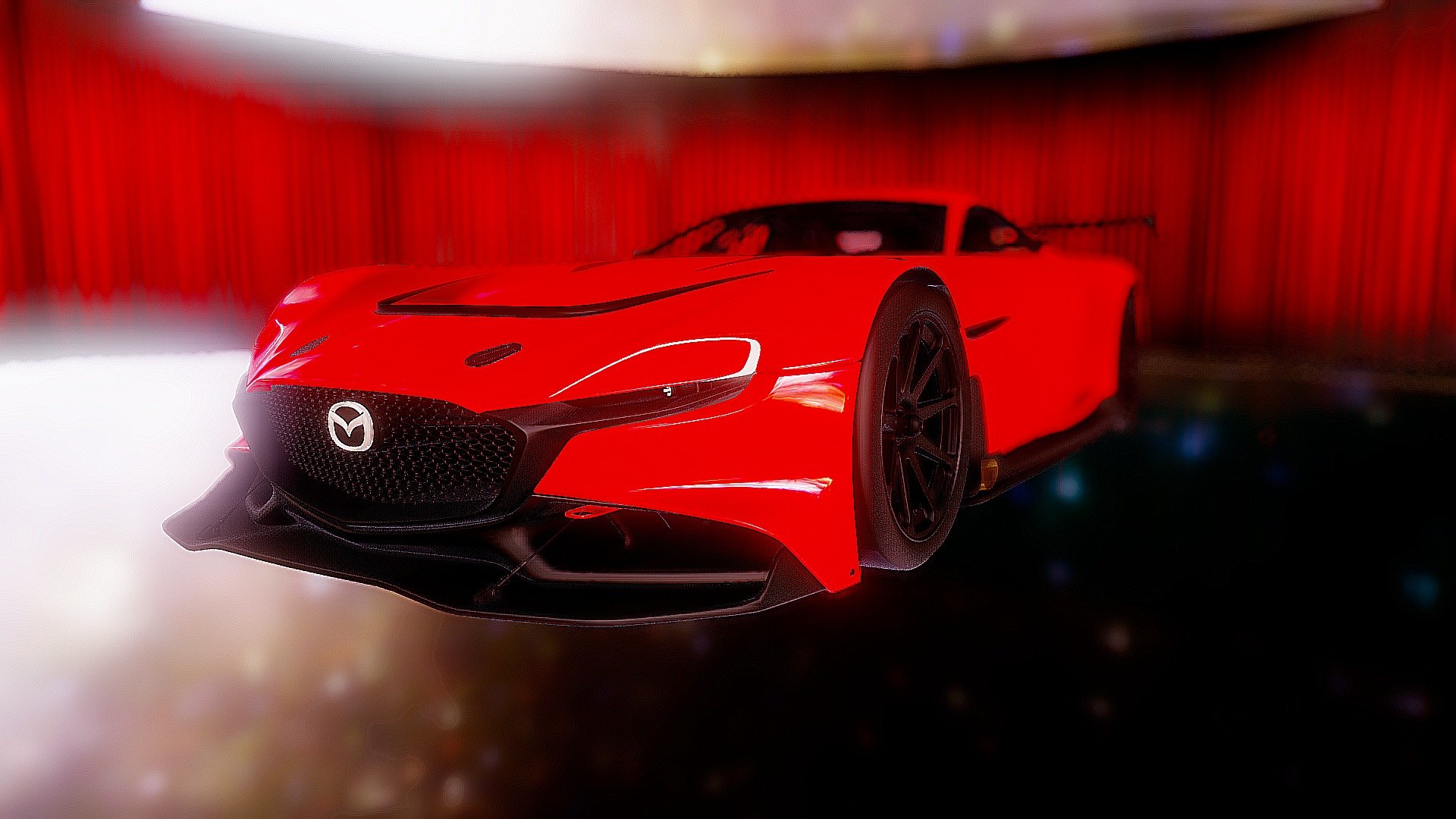 Curtain Showroom Mazda RX-Vision GT3 [VR ADDED] - Download Free 3D ...