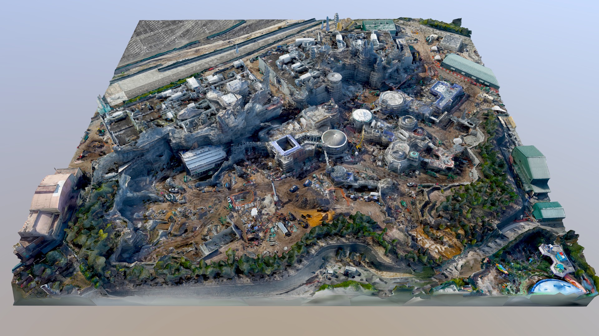 Galaxy's Edge Construction Site at WDW - Buy Royalty Free 3D model by ...