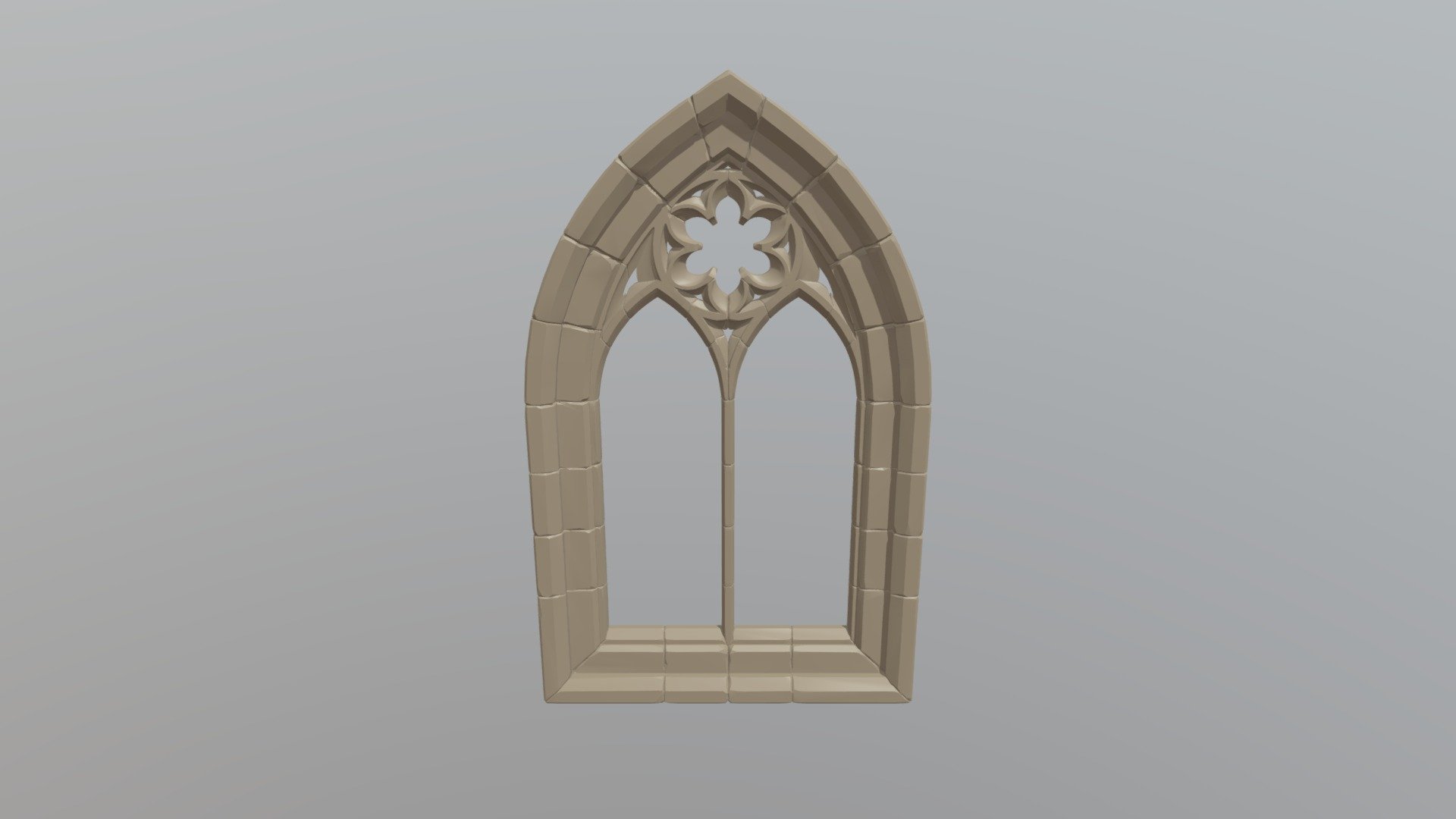 gothic_window - 3D model by c3pix [aeb60b8] - Sketchfab