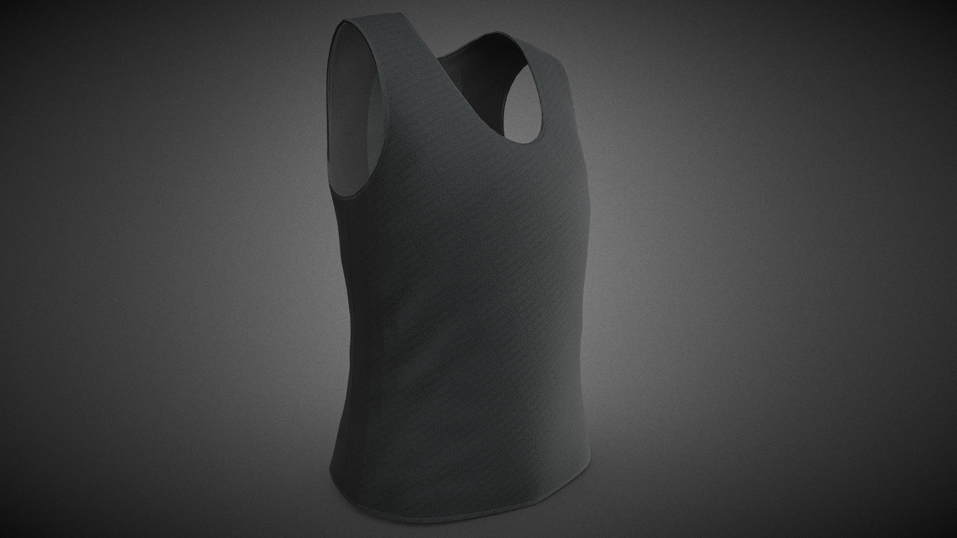 Black Tank Top - Buy Royalty Free 3D model by CG StudioX (@CG_StudioX ...