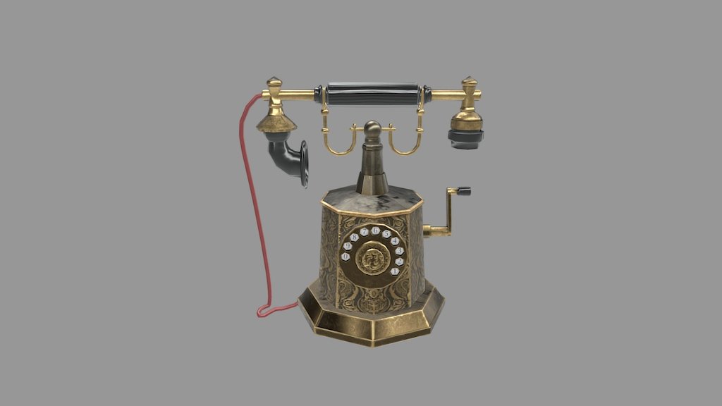 Victorian Style Telephone - 3D model by Dan Spedding (@DanSpedding3D ...