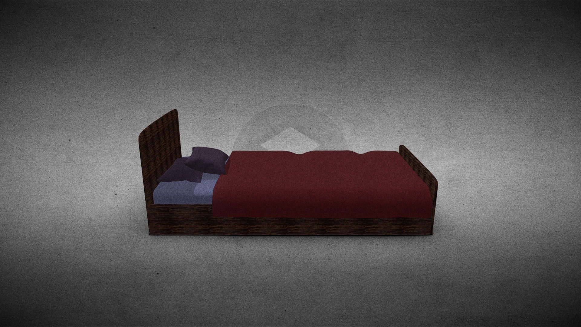Low poly bed game ready - Download Free 3D model by SAF (@safy77 ...