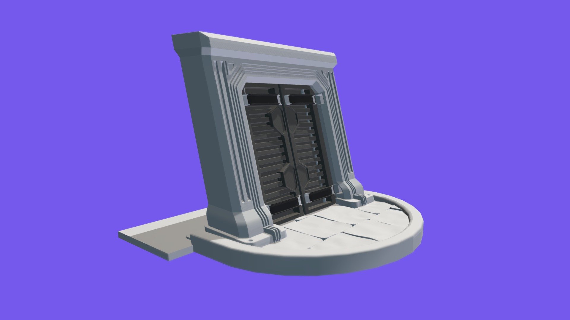 SY_FY door - Download Free 3D model by AkumaChiisay [aeb9699] - Sketchfab