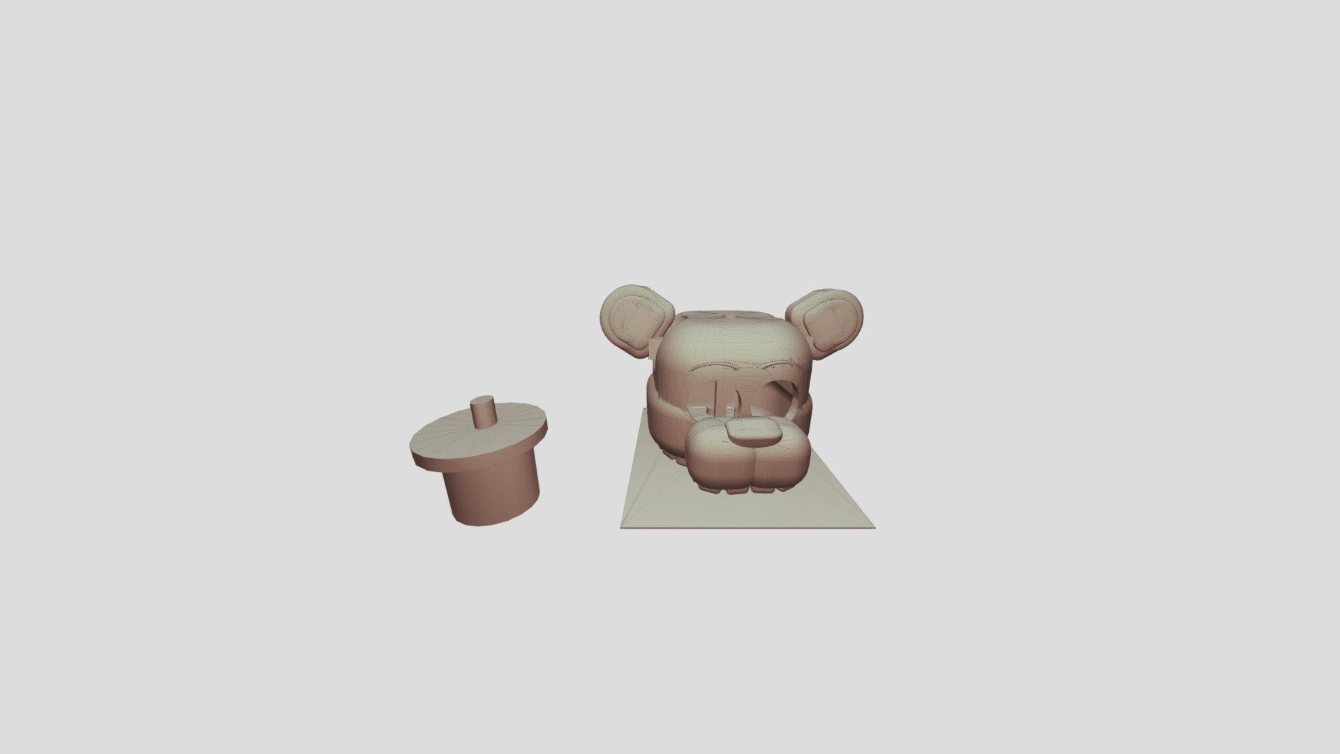 Fredbear and Friends Freddy mask - 3D model by Xmulti_3d [aeba1ac ...