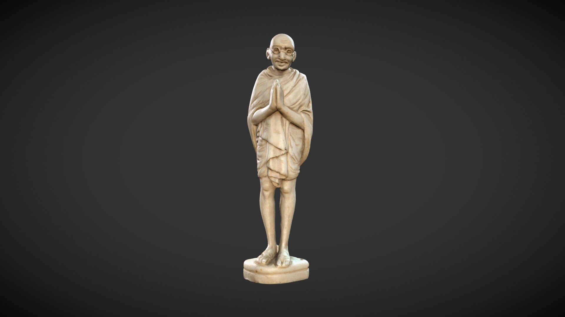 Gandhi #21 - 3D model by Dmytro Dokunov (@dokunod) [aeba628] - Sketchfab