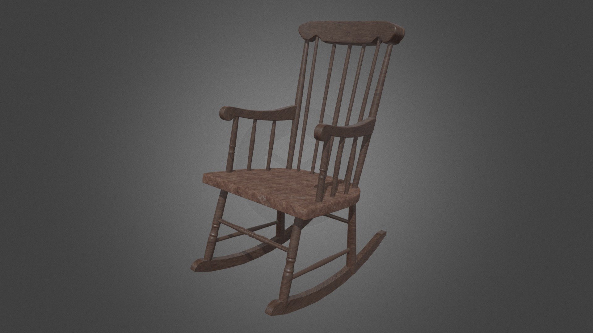 Rocking Chair - Download Free 3D model by Lightningx [aebc93f] - Sketchfab