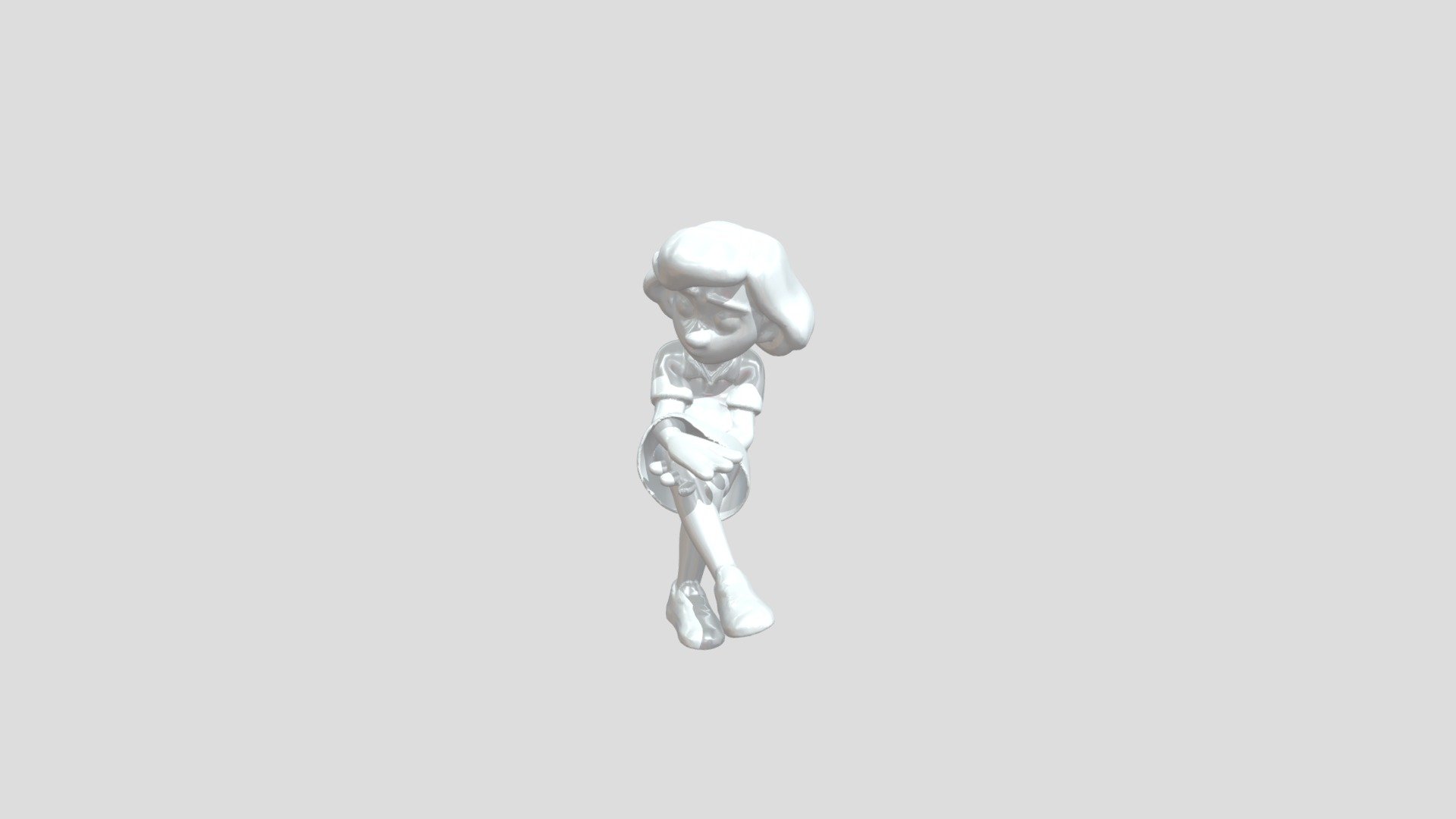 Reese_pixar_white_mesh_v2_textured_animated - 3D model by vida_ad ...