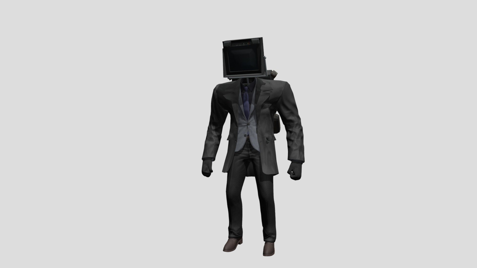 Large tvman - Download Free 3D model by gubmax (@gubmax12) [aebf7f5 ...