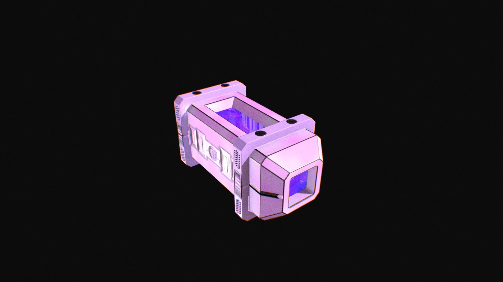 Sci-fi crate - 3D model by hayleypx [aec3b8d] - Sketchfab