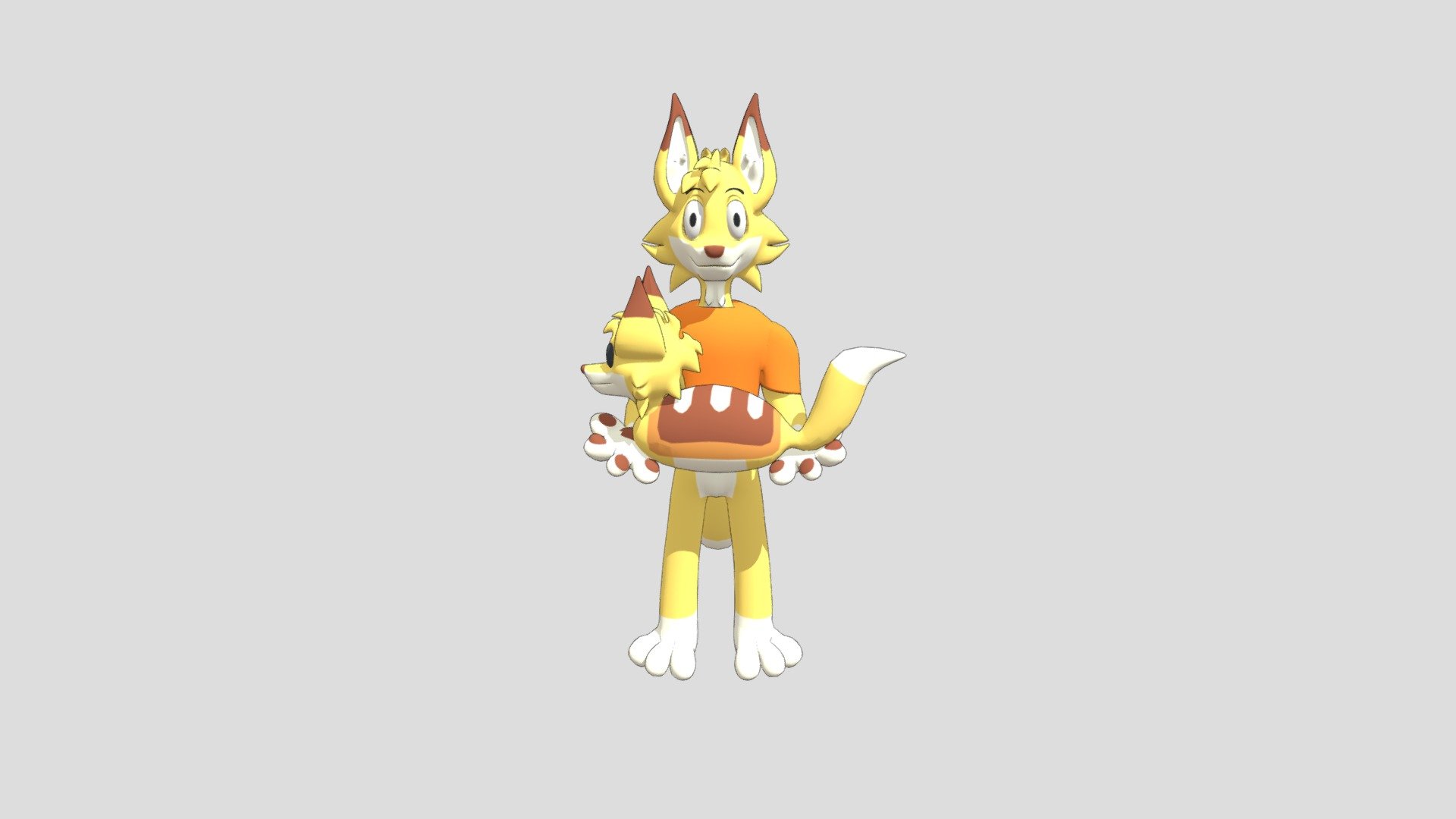 Mikoyote and Loaf - 3D model by VulpesDesigns [aec44b5] - Sketchfab