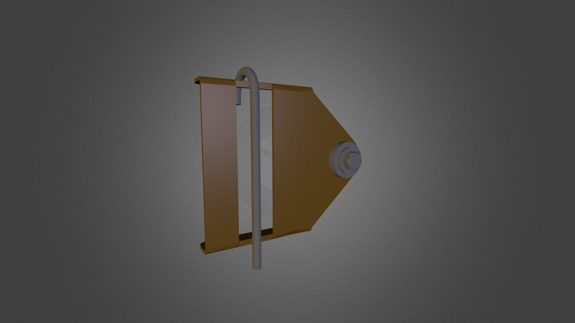 Centaur Fence Termination Bracket - 3D model by HC [aec6278] - Sketchfab