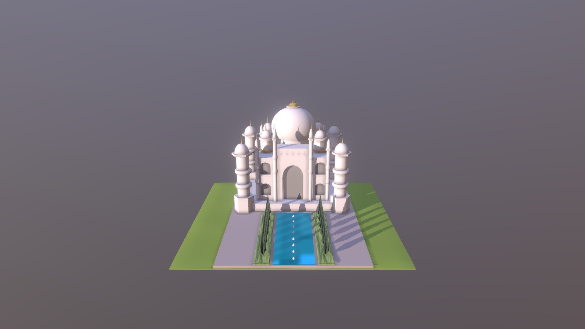 The Taj Mahal By Tammi And Shana - Download Free 3D model by kolson ...