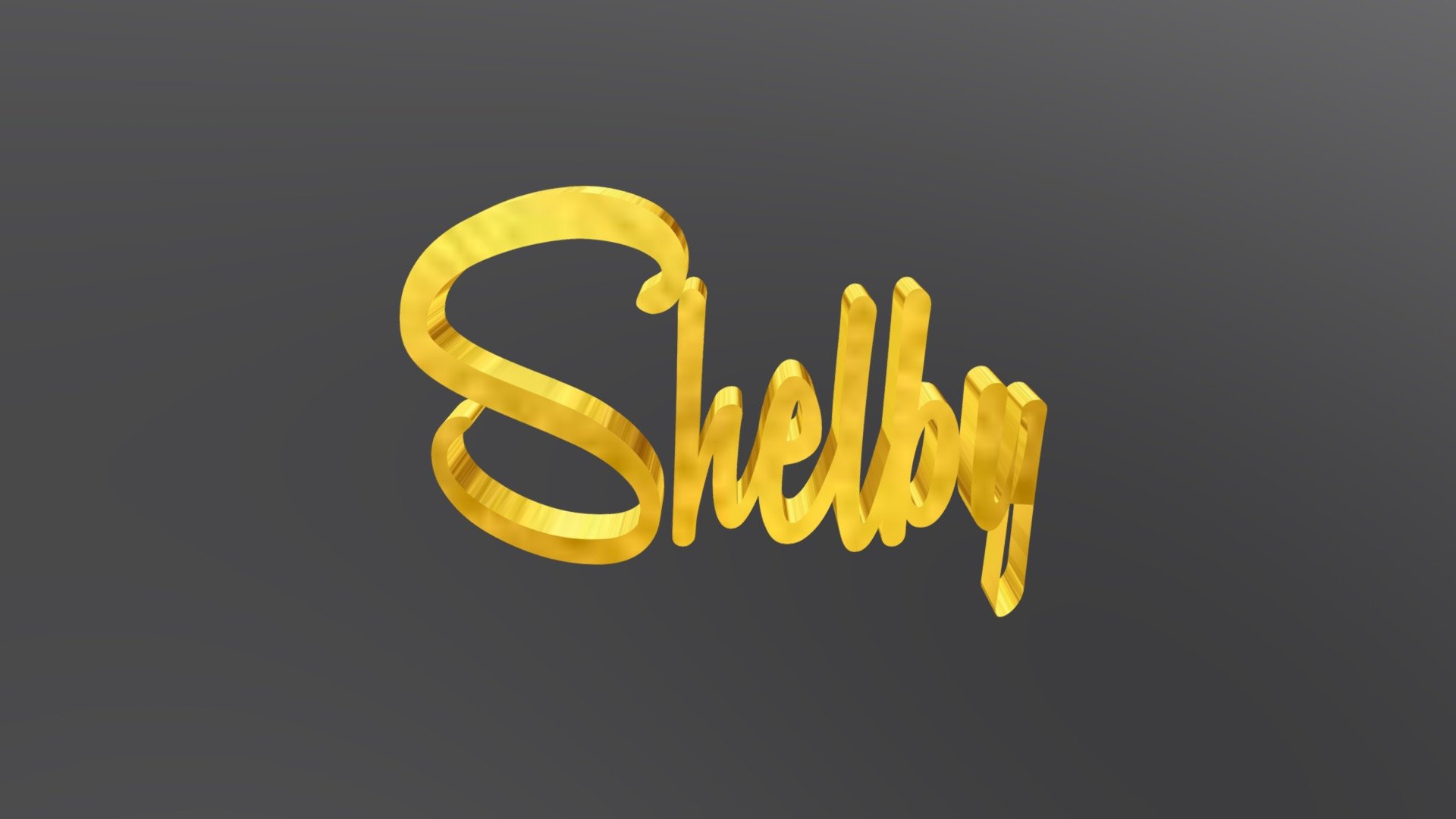 Shelby Font 4 - 3D model by Capture It In 3D (@CaptureMeIn3D) [aec8e53 ...