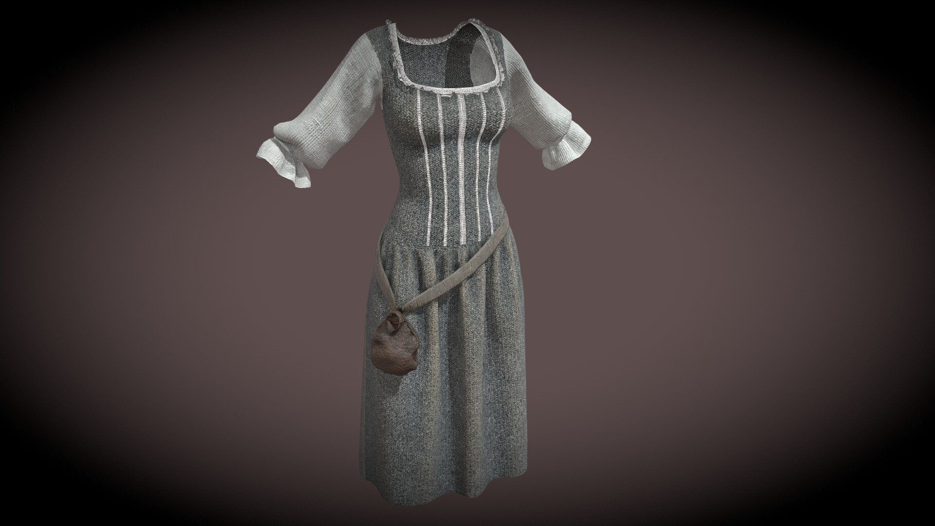Medeival Commoner Dress - Buy Royalty Free 3D model by wolfgar74 ...