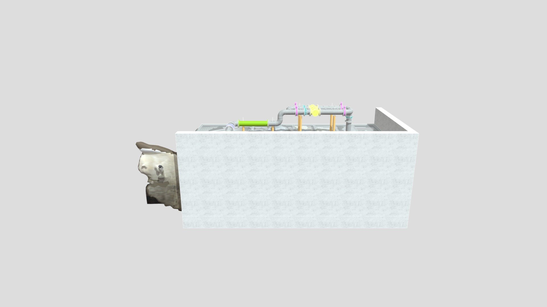 section drawing - 3D model by ksa2020 / Dezine 2020 (@ksa2020) [aecb07a ...