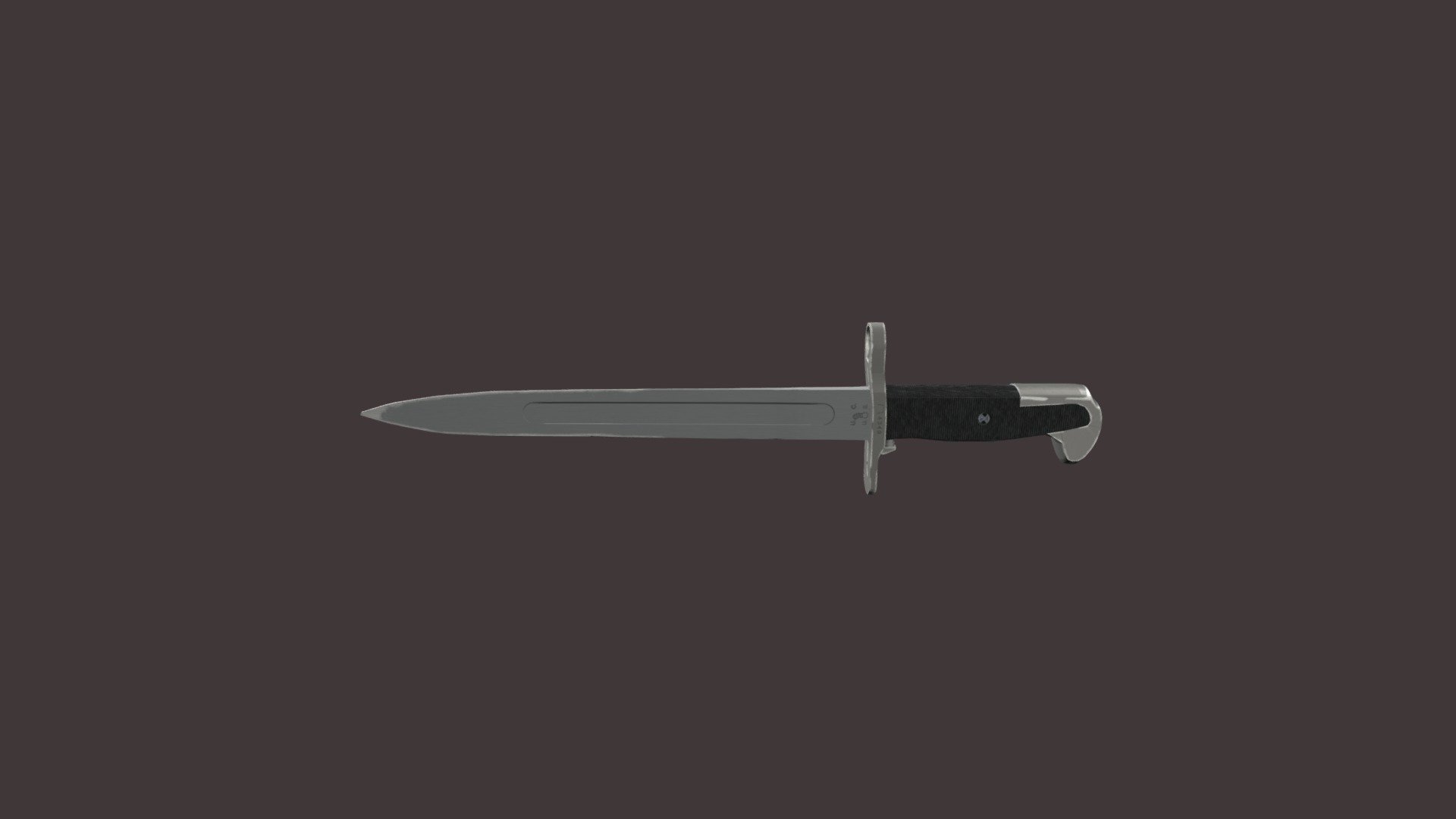 US M1 Combat Knife - 3D model by KirkHartDesigns (@kirkhart75) [aecb338 ...