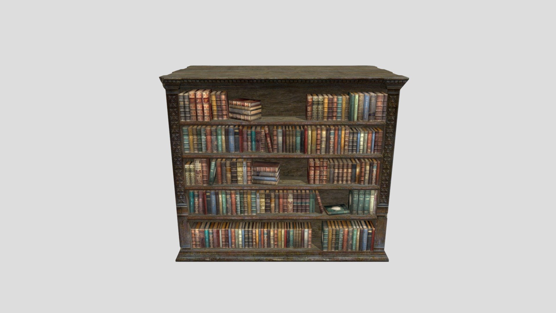 bookcase - 3D model by Prizrakh [aecc66d] - Sketchfab