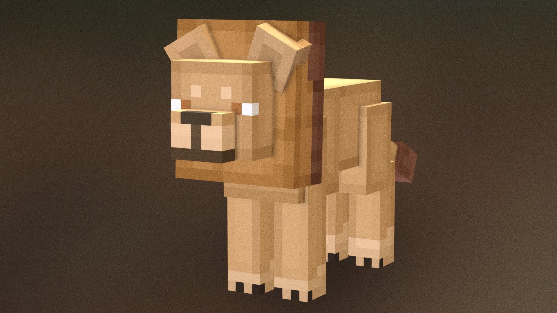 African Lion - Custom Minecraft Model - 3D model by jessdragon12 [aece00b] - Sketchfab