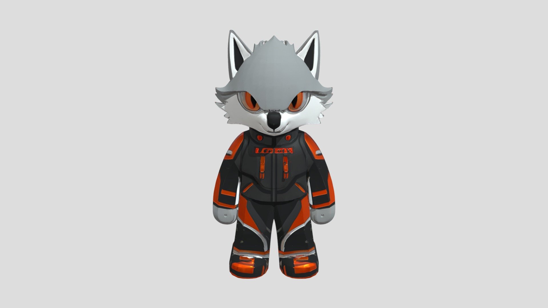 Anthropomorphic wolf character - 3D model by Uriel (@3uriel) [aece677 ...