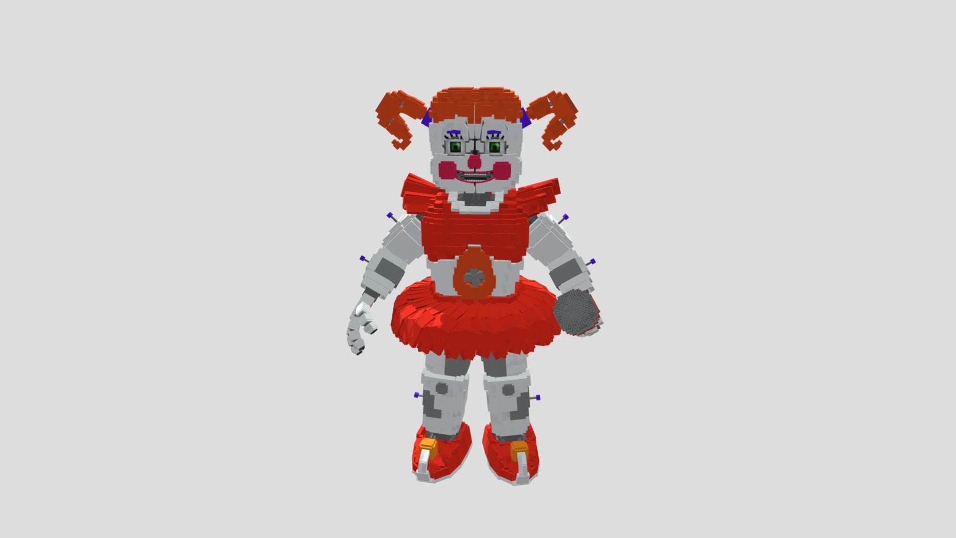 Minecraft Circus baby - Download Free 3D model by 🎪Circus baby🎪 ...