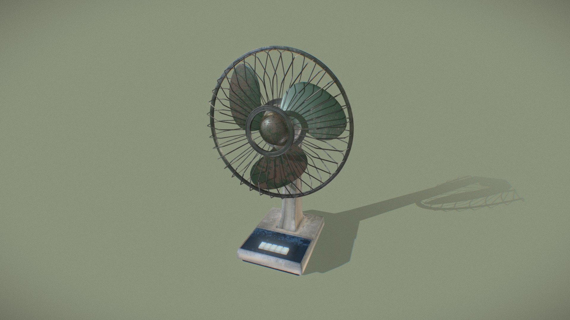 Used Desktop Fan - Buy Royalty Free 3D model by Tejay21 [aed455f ...