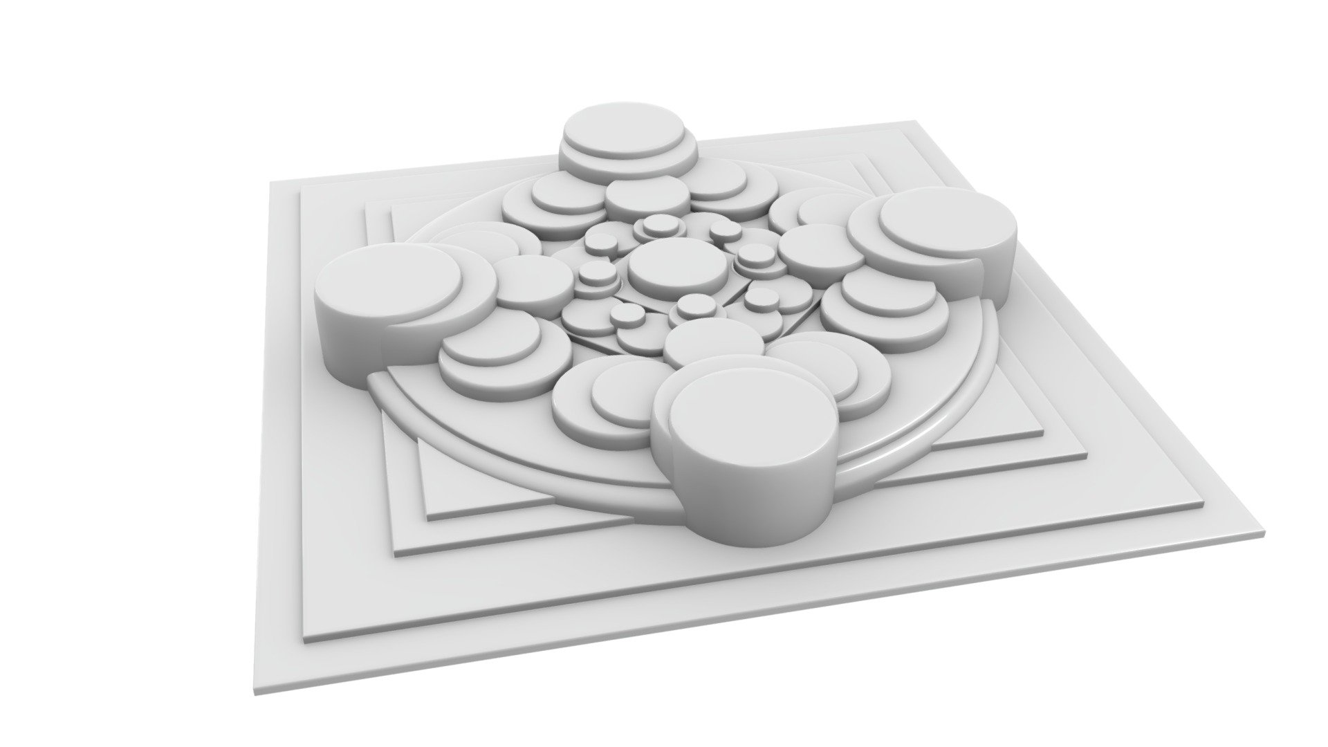 Screen design for 3D projections - sapphire3 - Download Free 3D model ...