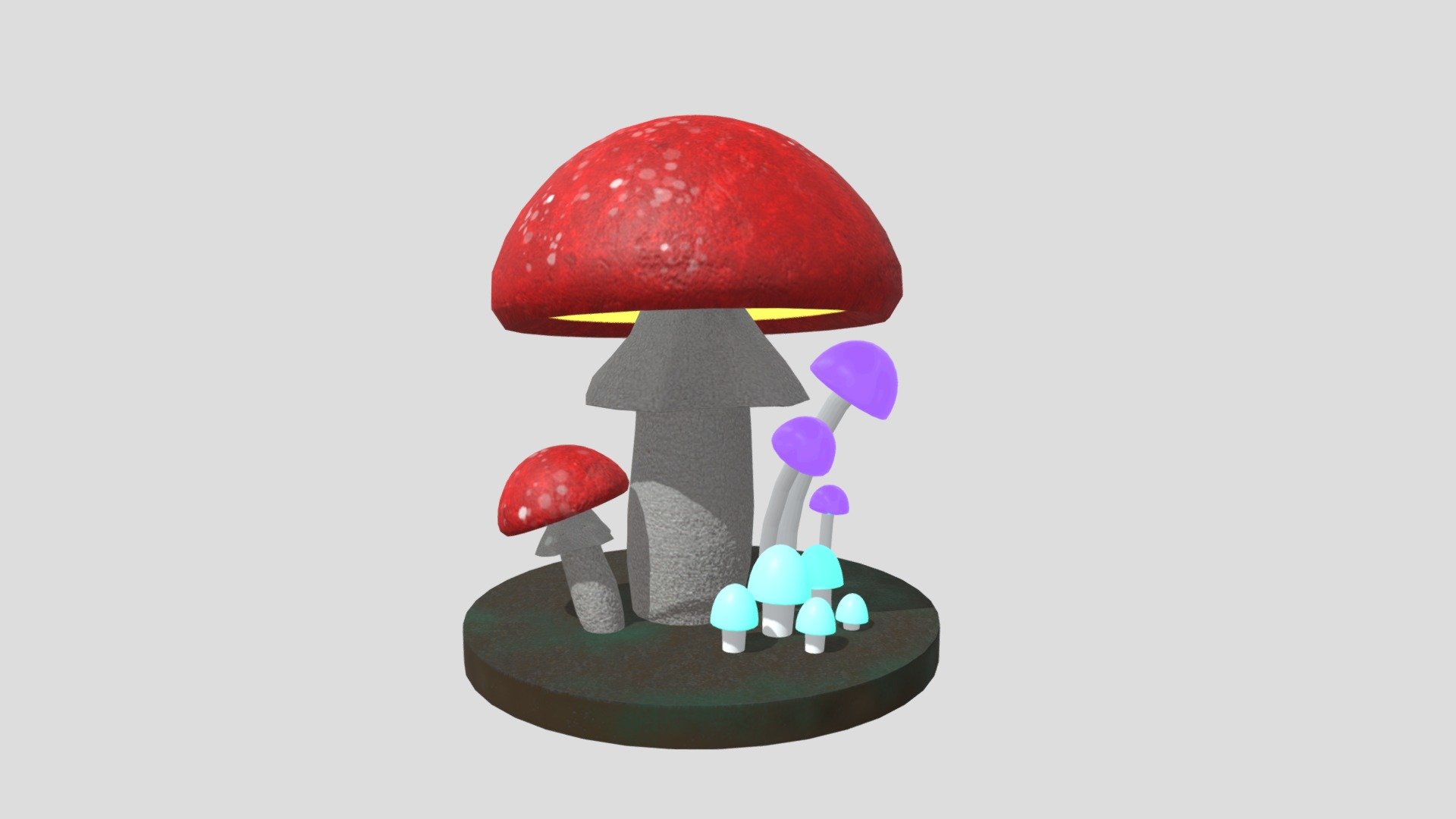 Mushroom - 3D model by 四月貳 (@alinz02) [aedb505] - Sketchfab