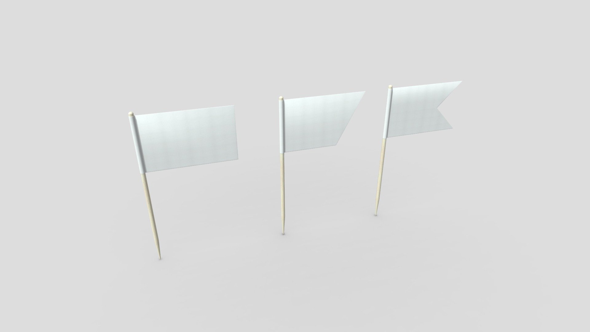 Tooth Pick Flags - Buy Royalty Free 3D model by plaggy [aede689 ...