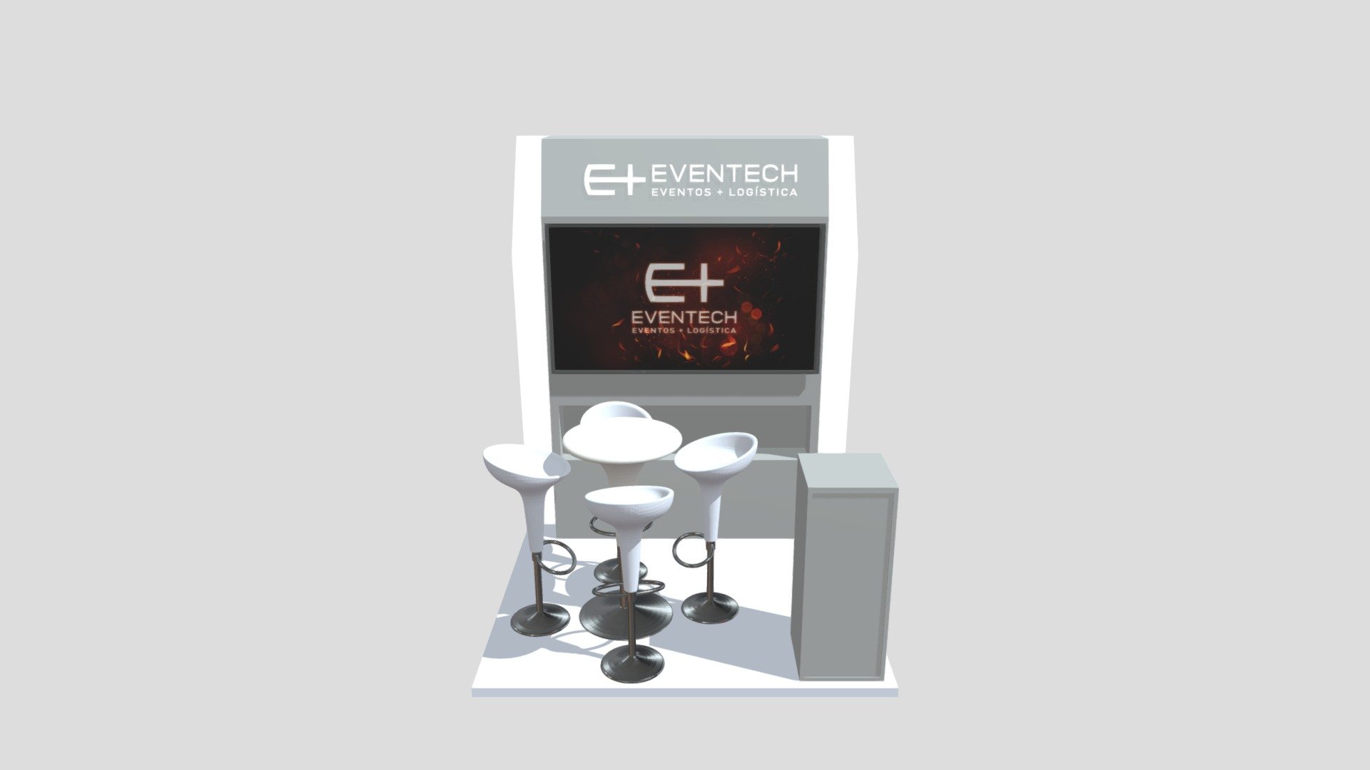 STAND 2M * 2M V2 - 3D model by juan.vargas81 [aedf713] - Sketchfab