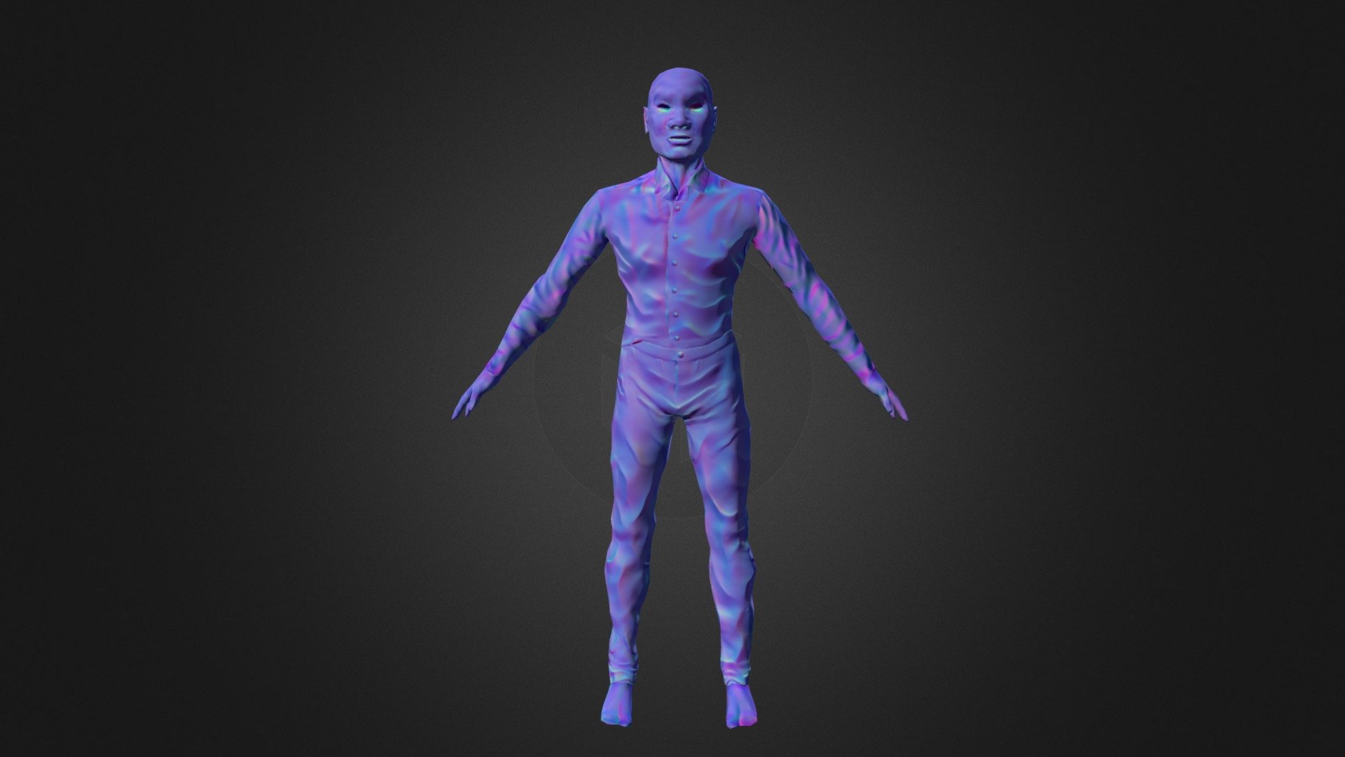Corps habillé (Normale) - 3D model by afrancois1.1 [aedfbad] - Sketchfab