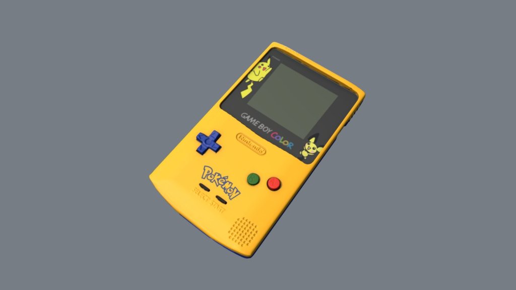 GameBoy Color - 3D model by Martin_DI [aee05bb] - Sketchfab