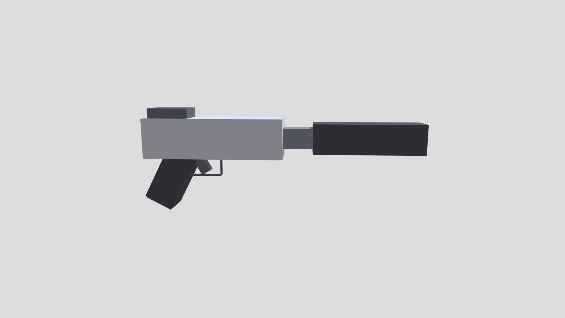 silenced pistol - Download Free 3D model by milkshake (@milkshakewheee ...