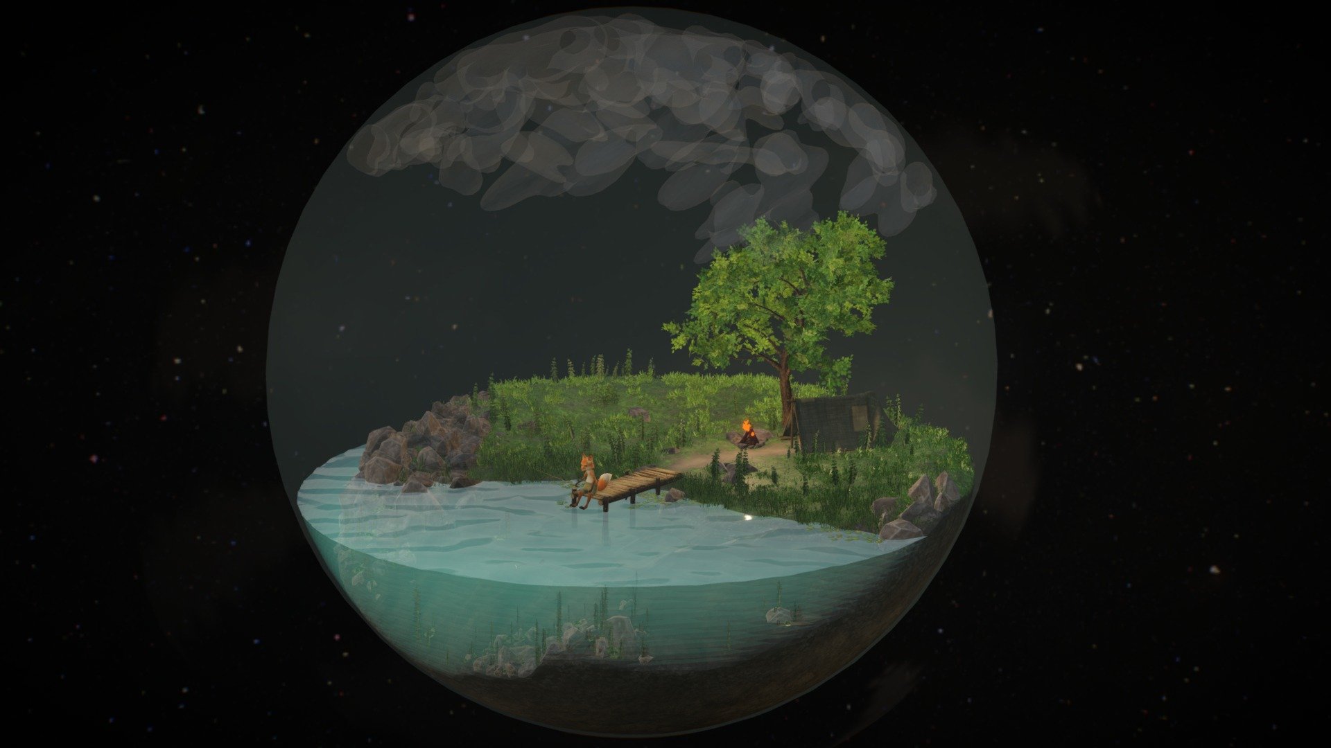 Space Lake - 3D model by Igotron [aee1154] - Sketchfab