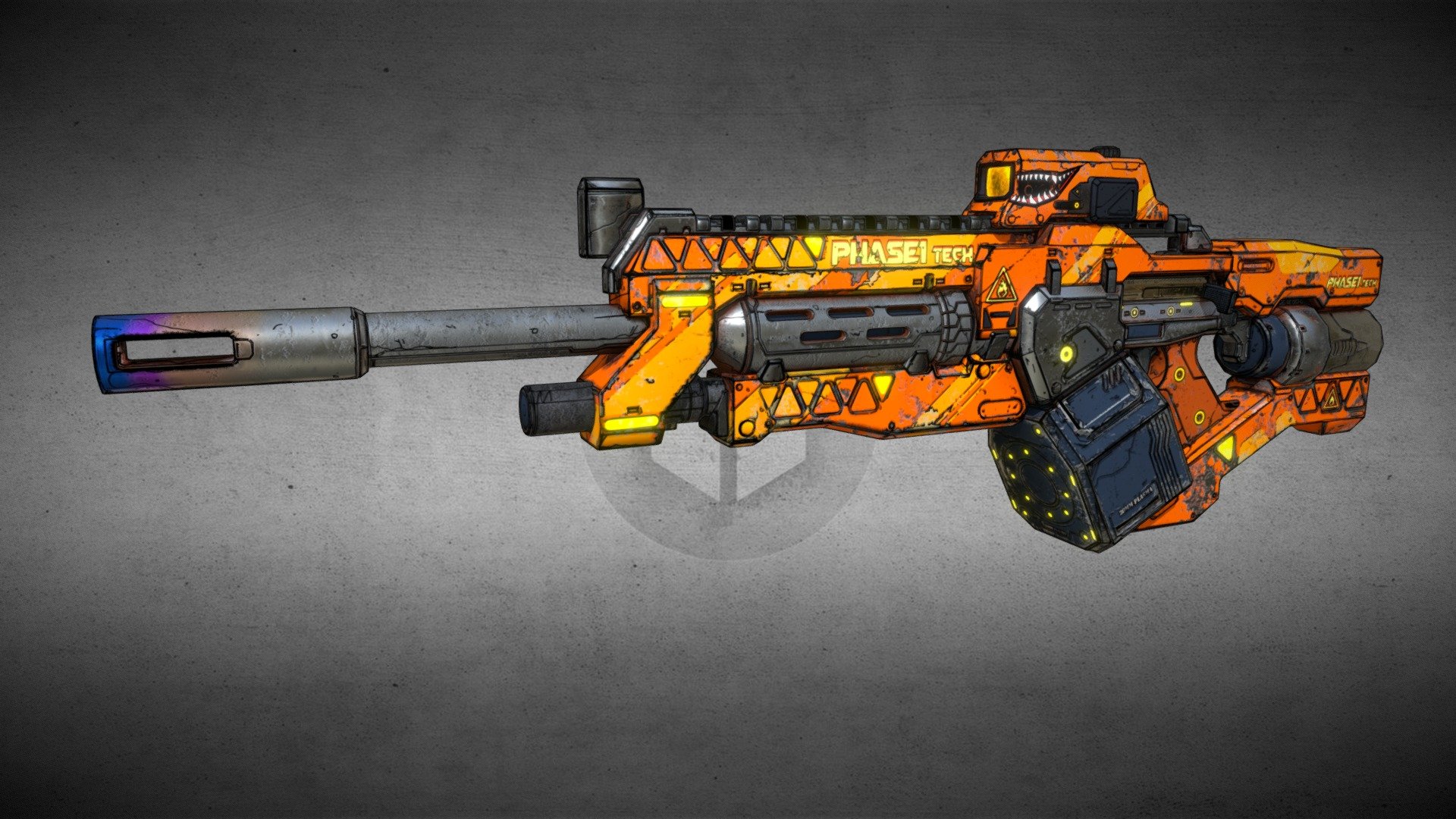 BR_RIFLE_FINAL - 3D model by willphase1 [aee2b24] - Sketchfab