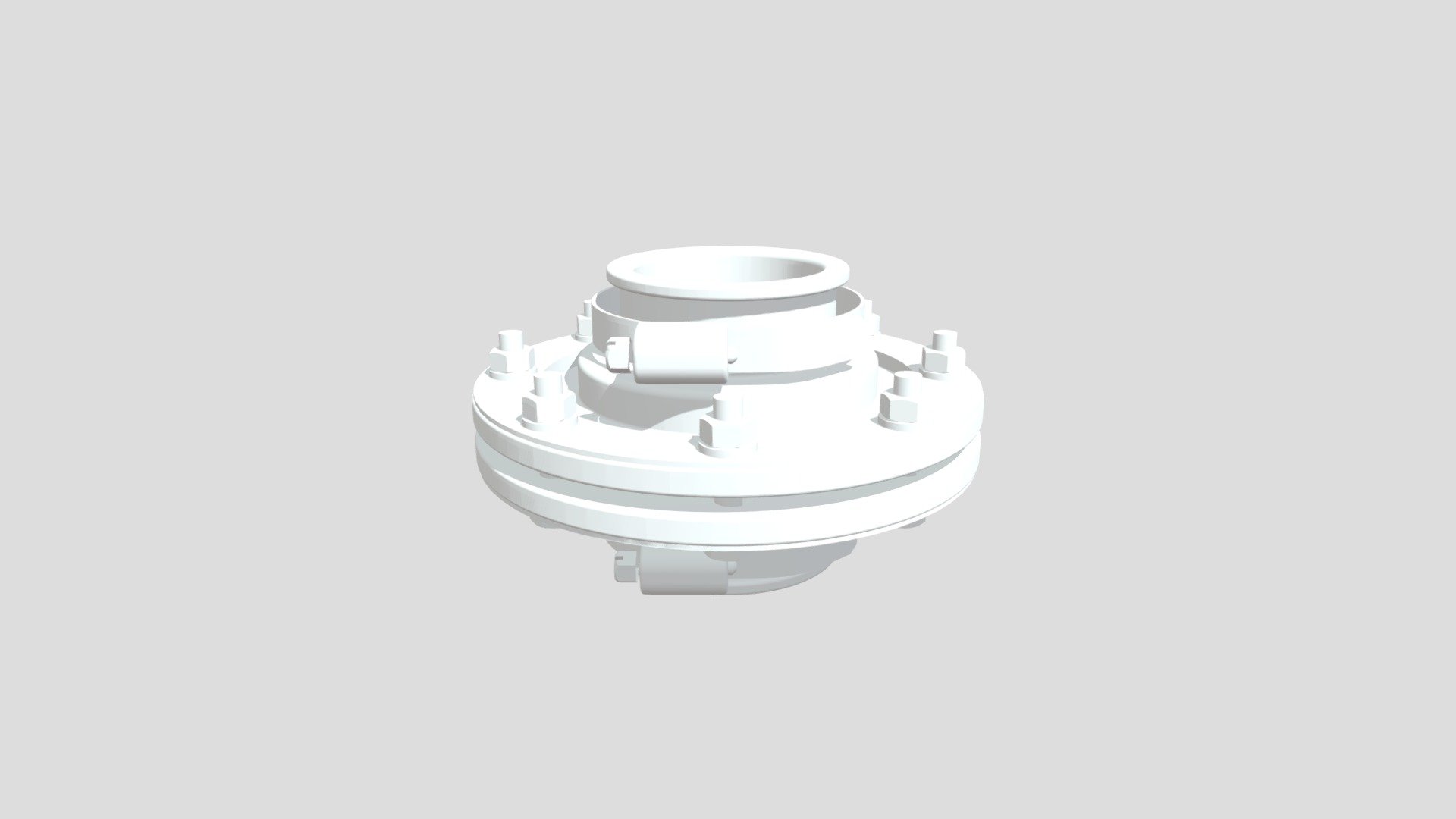 Трубный проход Ду40 - 3D model by PNSK [aee3339] - Sketchfab