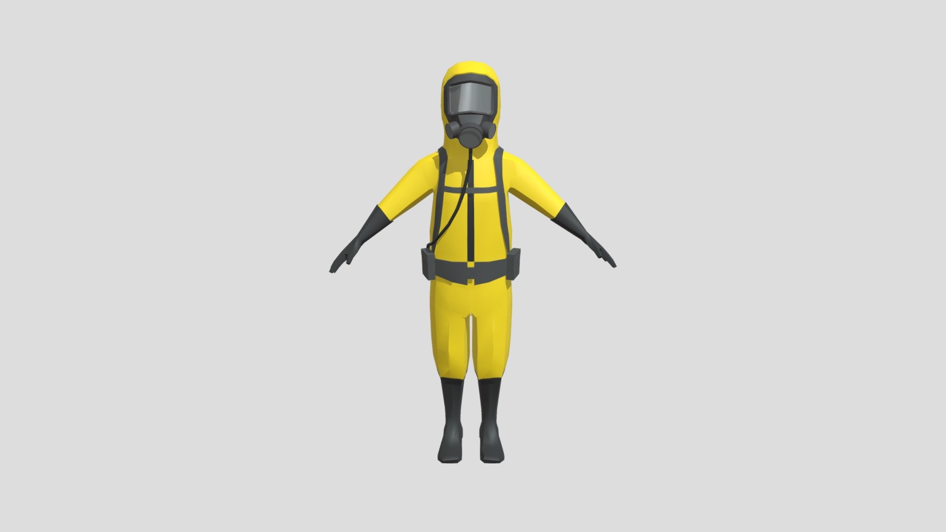 Hazmat Character - 3D model by EliC8 [aee3893] - Sketchfab