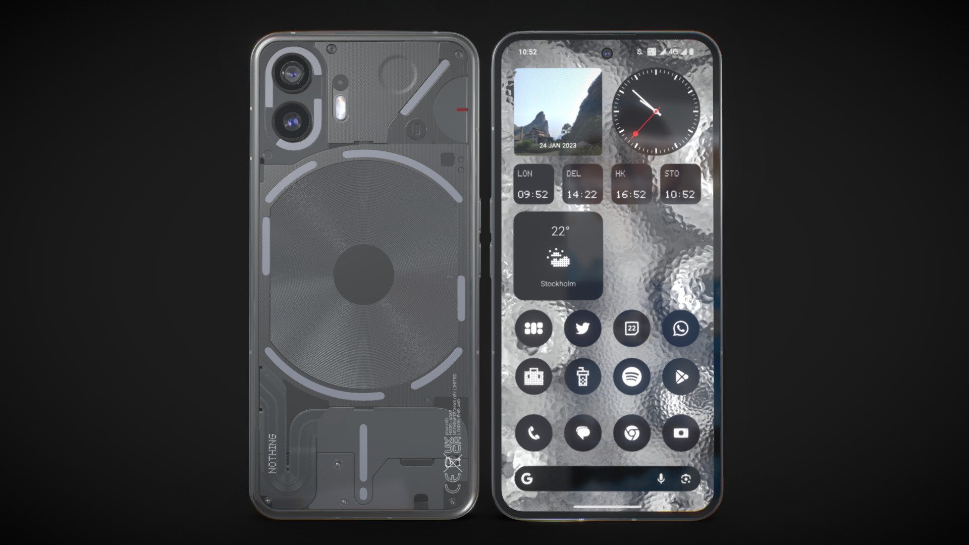 Nothing Phone 2 - 3D model by madMIX [aee7dca] - Sketchfab